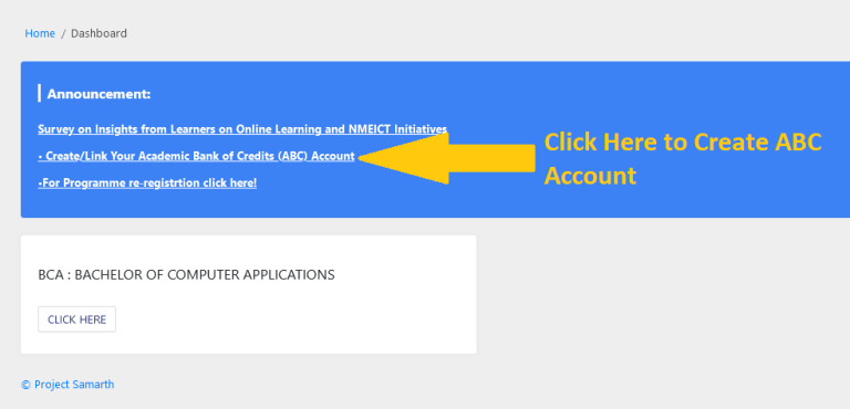 Create Your IGNOU ABC Account in 4 Simple Steps 2024 - IGNOU BABA